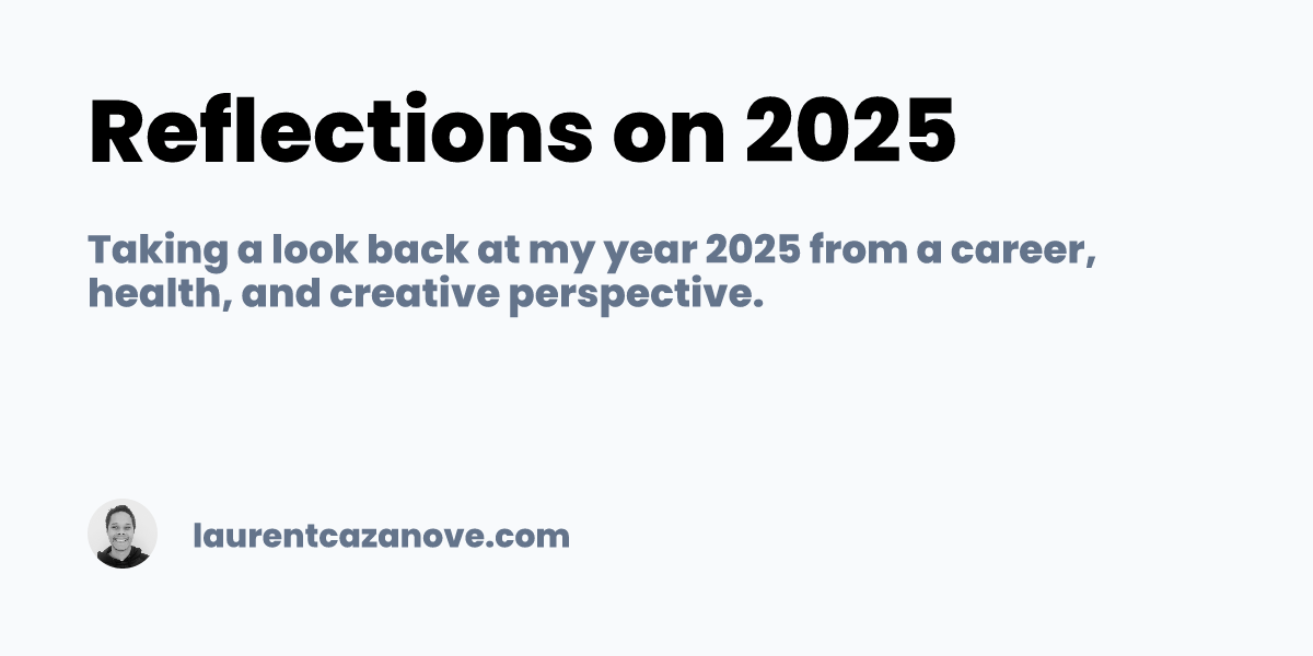 Reflections on 2025
